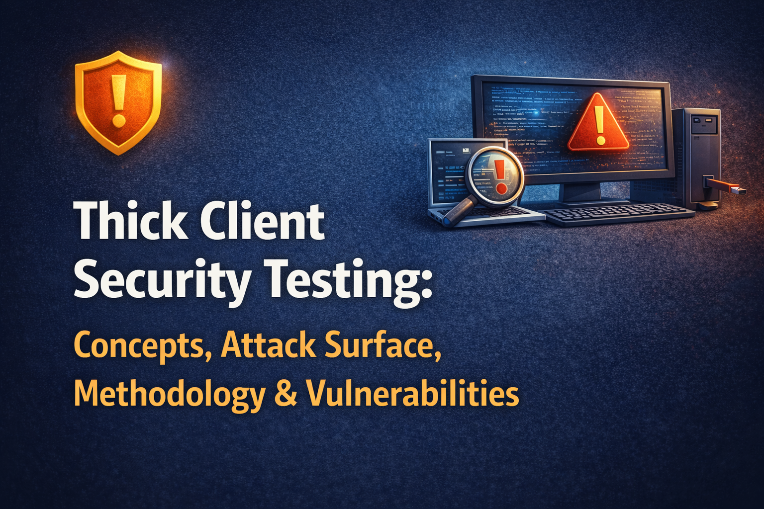 Thick Client Security Testing: Concepts, Attack Surface, Methodology ...